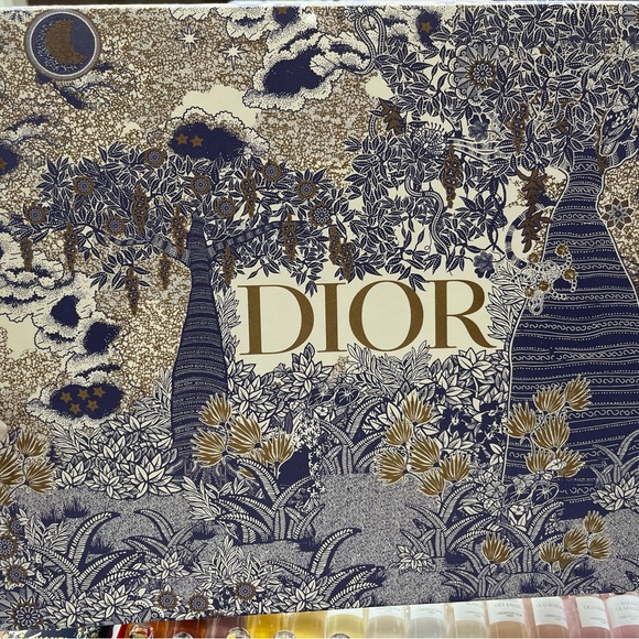 Dior | Storage & Organization | Dior Navy And Gold Decorative Empty Box ...